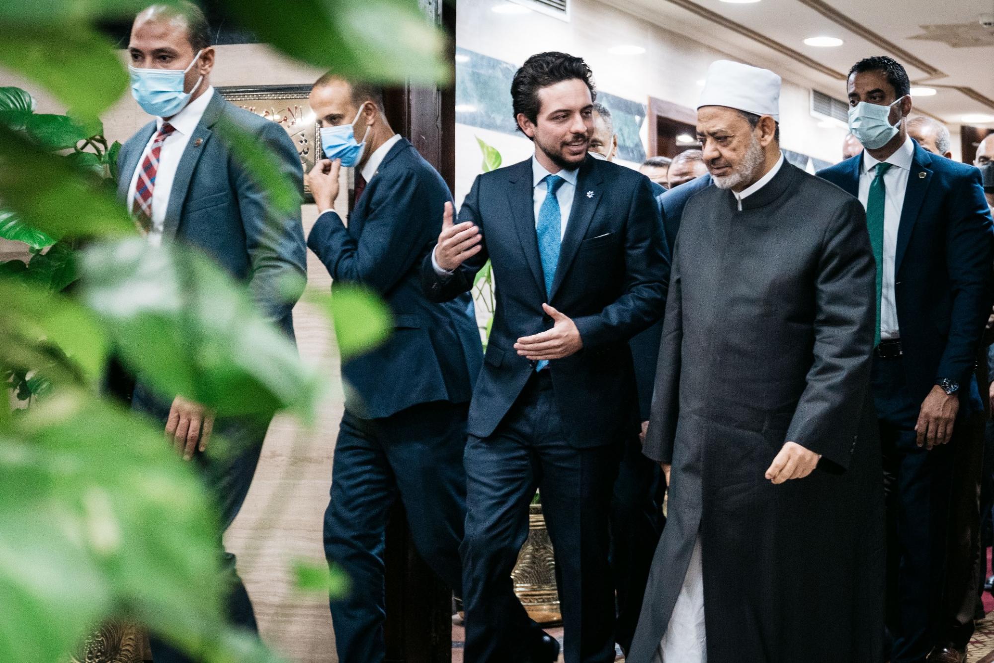 Crown Prince meets Al Azhar grand imam | HRH Crown Prince Al-Hussein ...