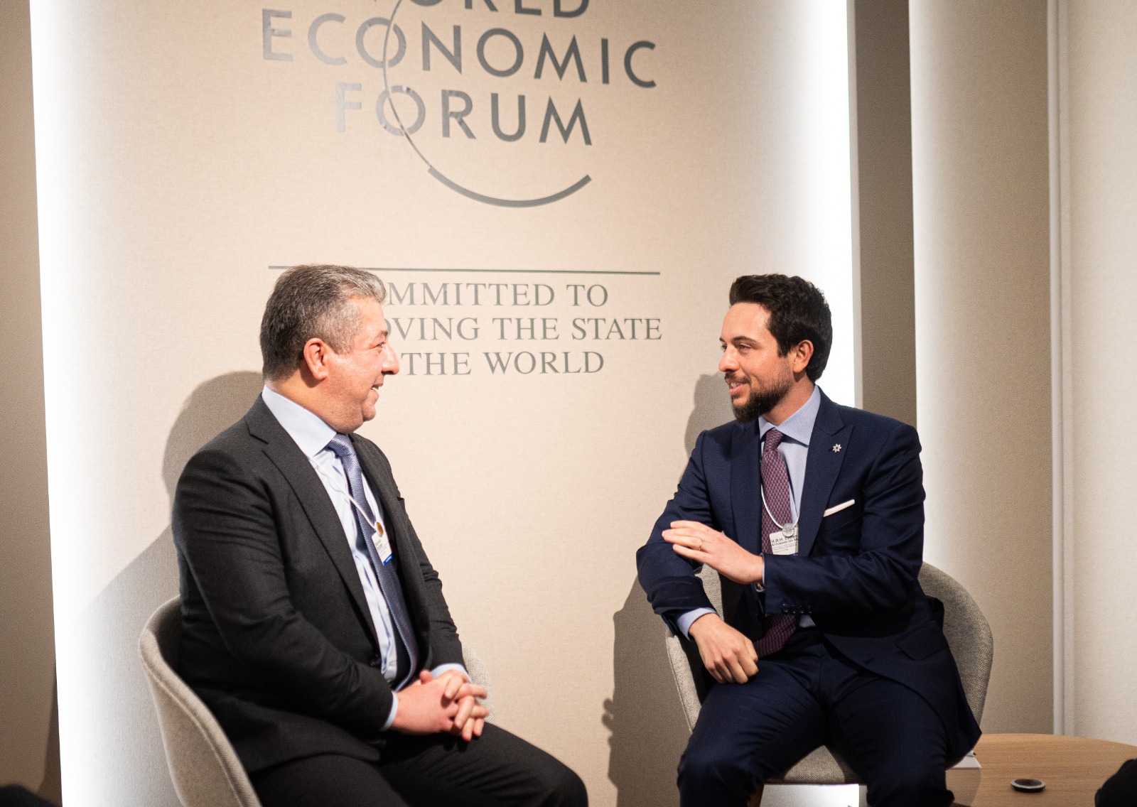 Crown Prince meets Iraq’s Kurdistan Region PM in Davos | HRH Crown ...